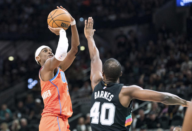 Spurs beat Thunder for second time in 11 days, storming to 130-110 ...