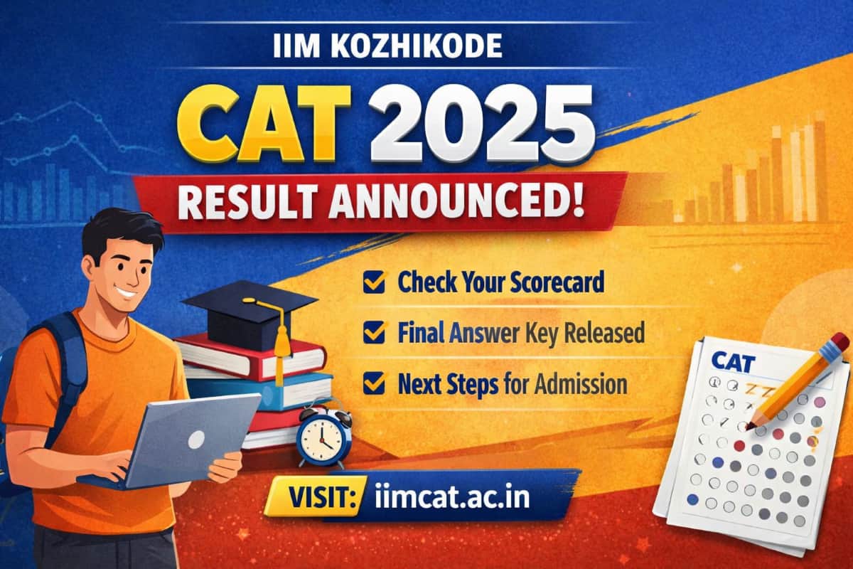 CAT 2025 result: IIM Kozhikode to announce result today at iimcat.ac.in ...