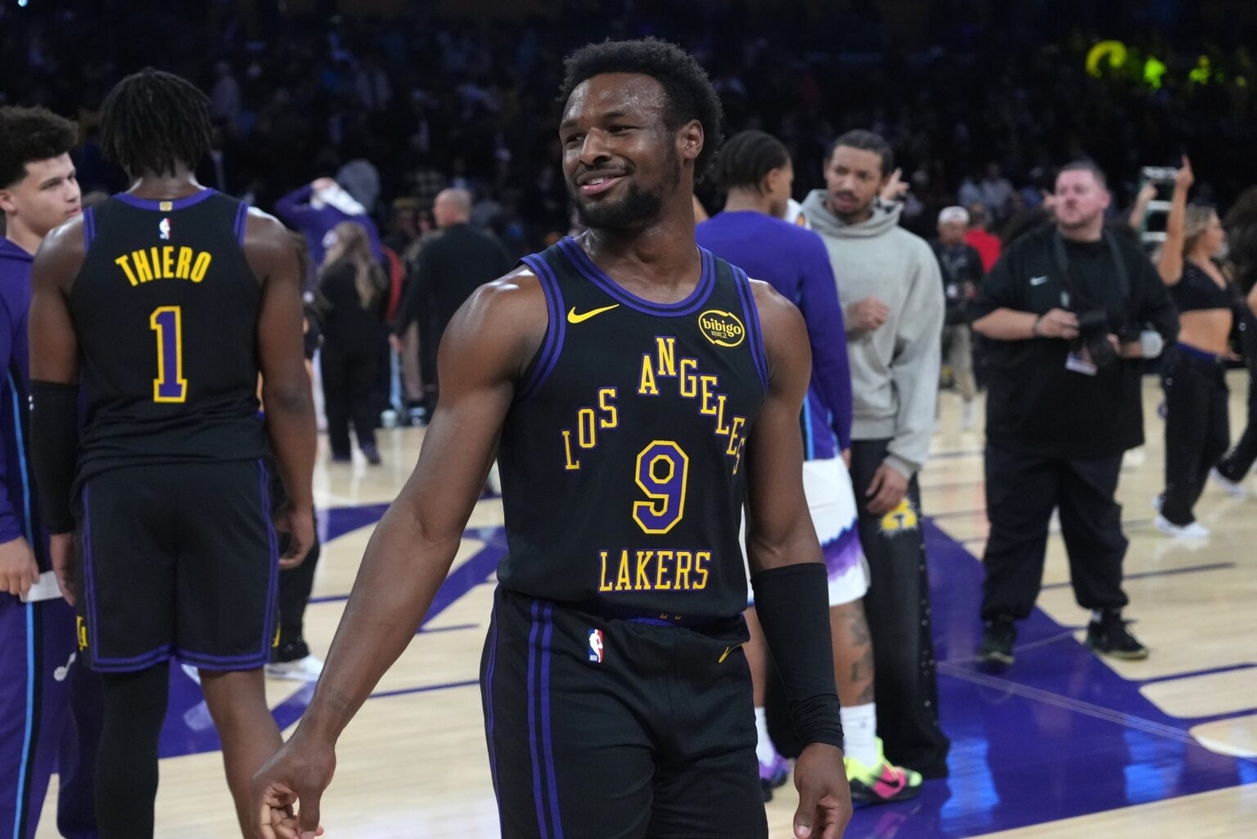 Bronny James opens up on growing up with LeBron James playing every ...