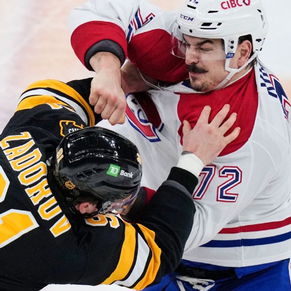 Canadiens cruise past Bruins in fight-filled tilt in Boston