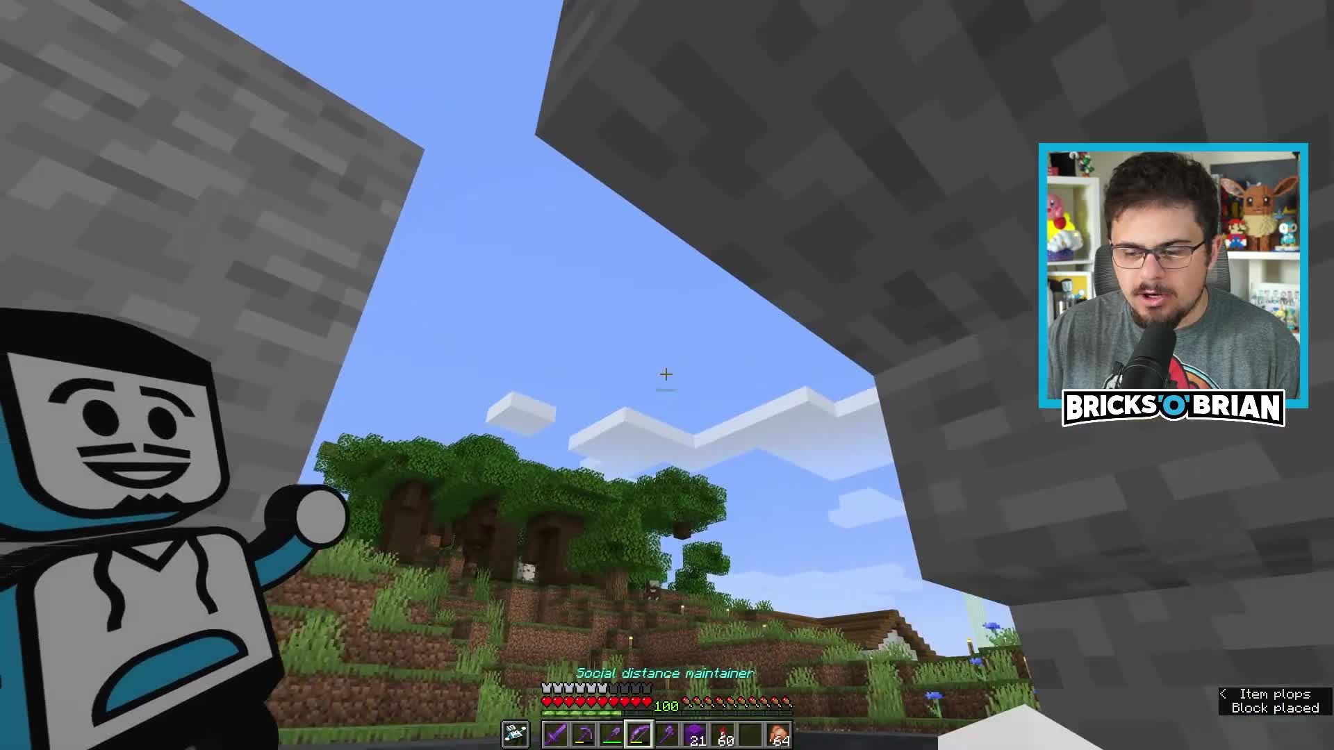 The neighborhood rocket ship! - Episode 11 - Minecraft survival with ...