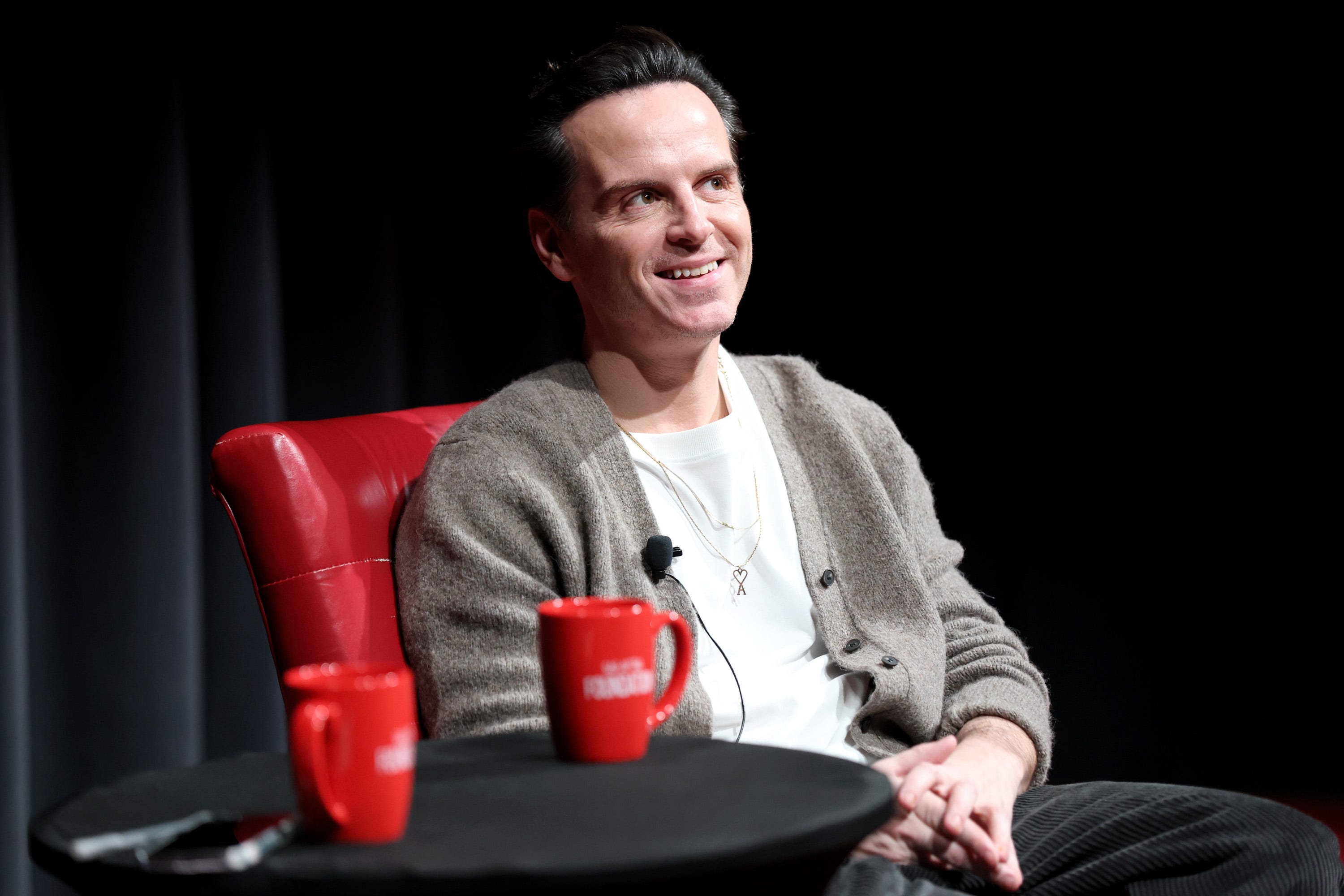 Andrew Scott surprises 'Heated Rivalry' star in sweet podcast moment