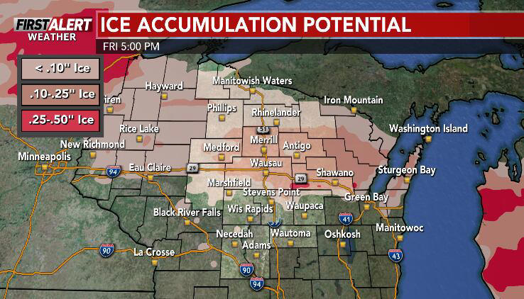 First Day Weather Day on Friday