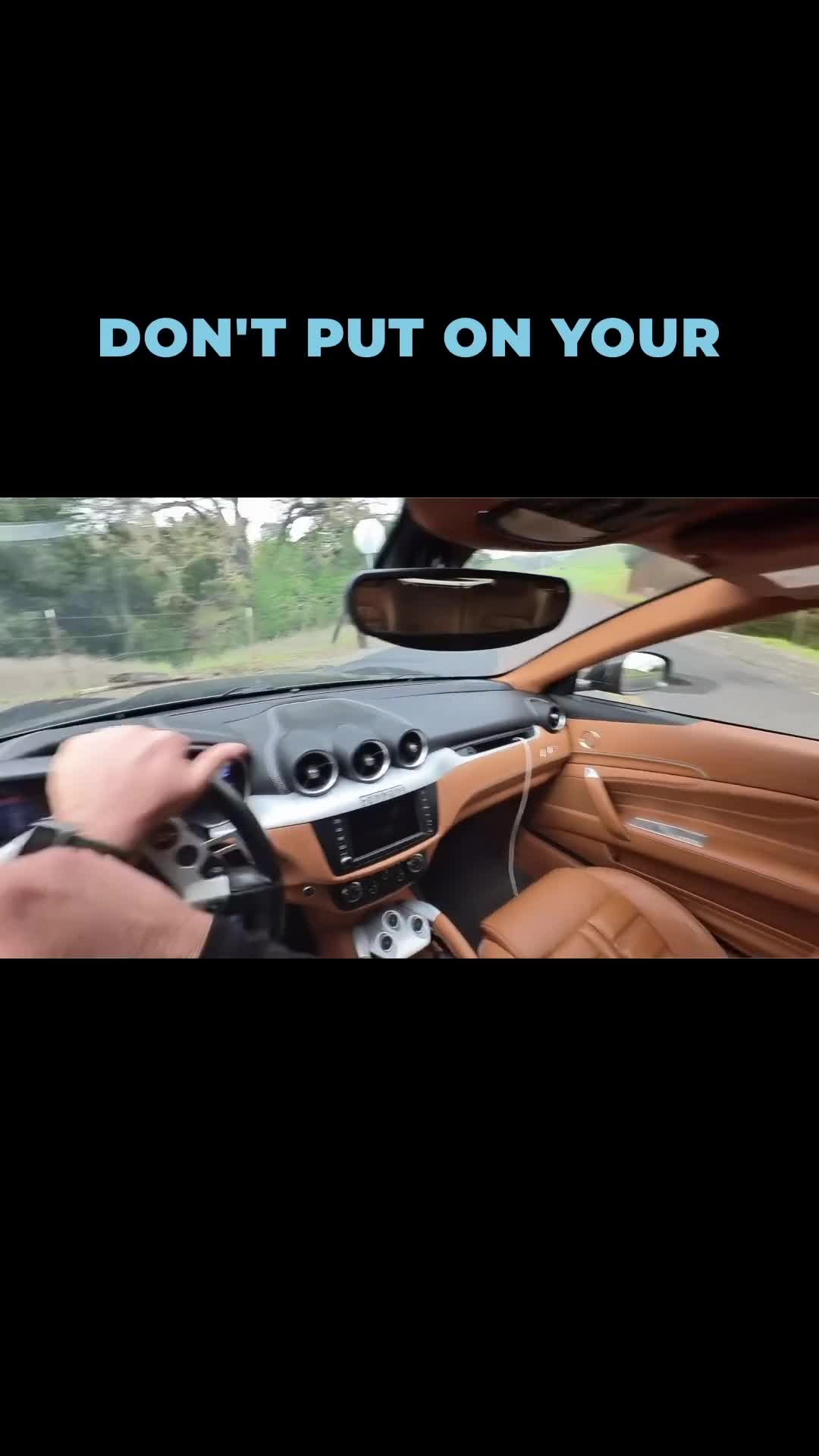 The Ferrari beeps. Legendary beeps 🎵