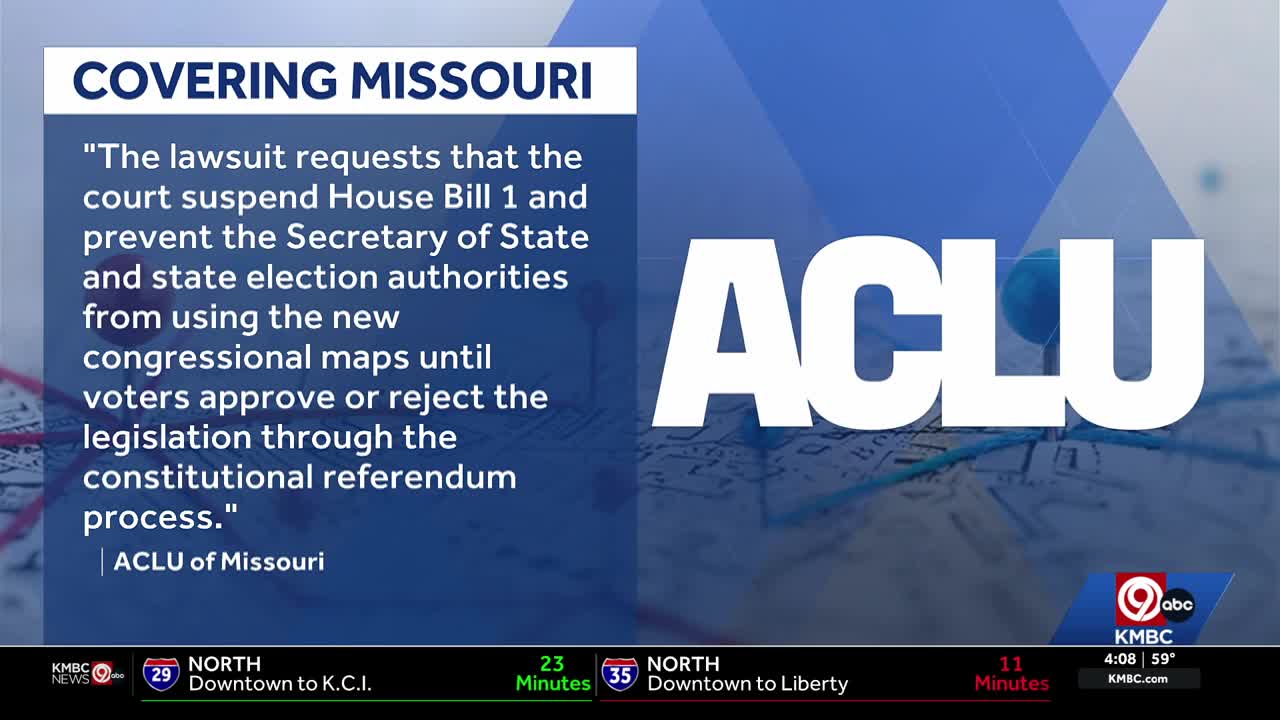 ACLU of Missouri files lawsuit challenging new state congressional maps