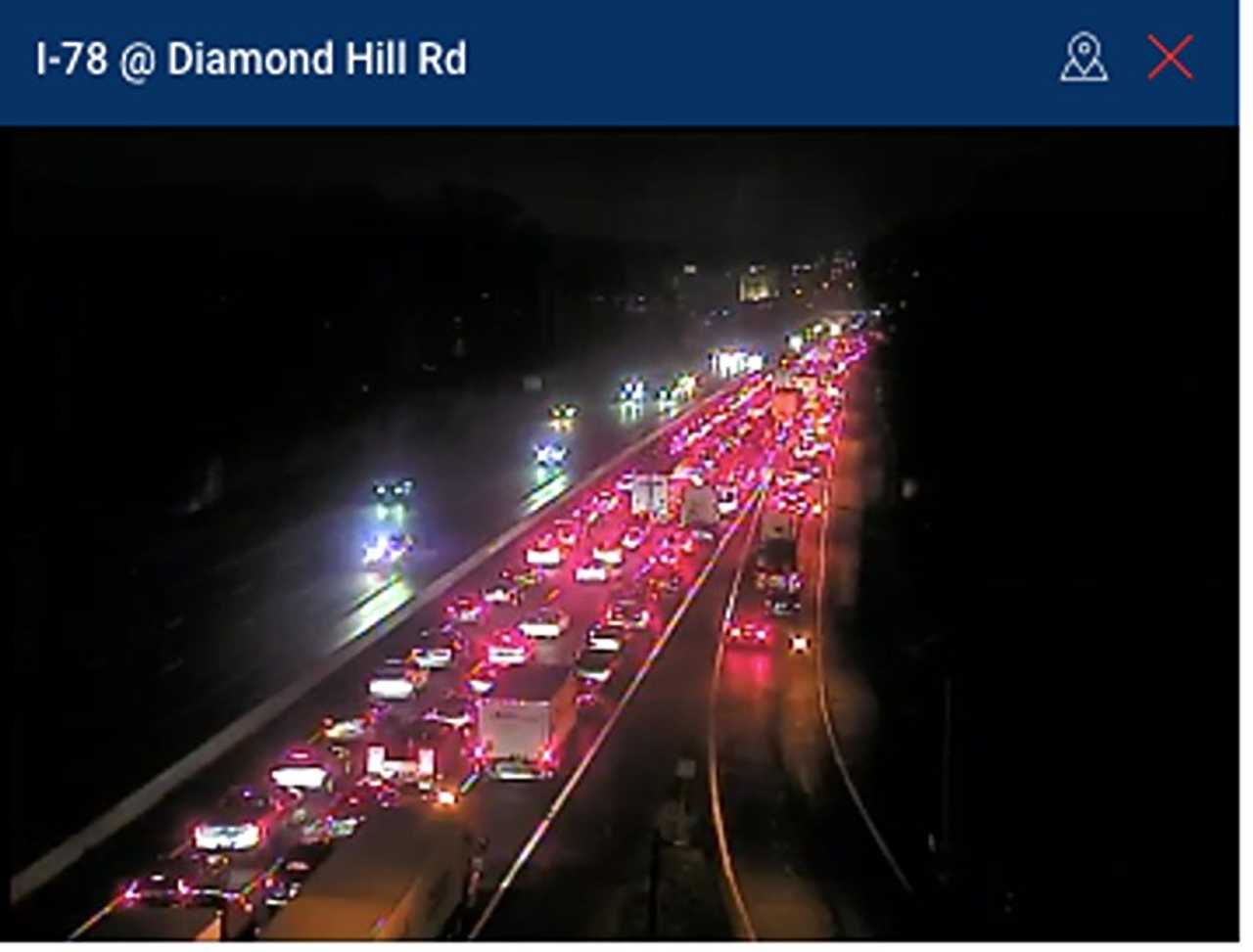 Fatal crash halts traffic along Route 78 (developing)