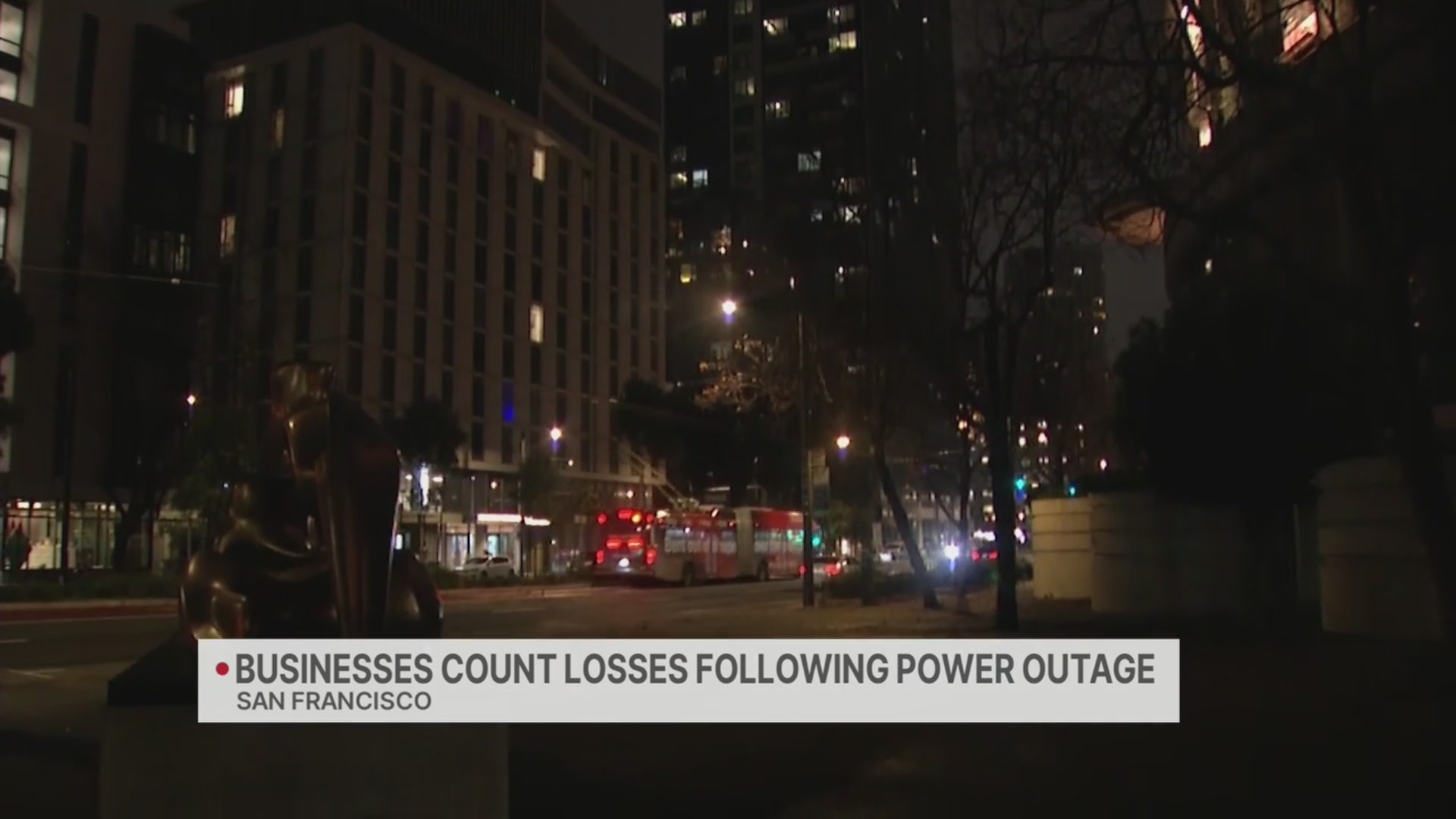 SF businesses suffer losses following days-long power outage