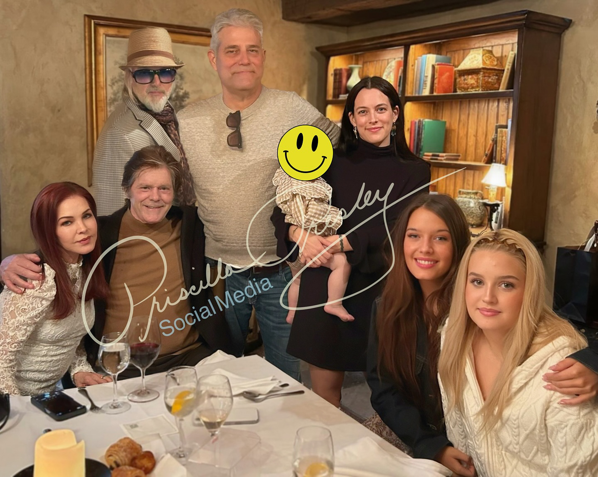 Lisa Marie Presley’s twin daughters pose with sister Riley Keough ...