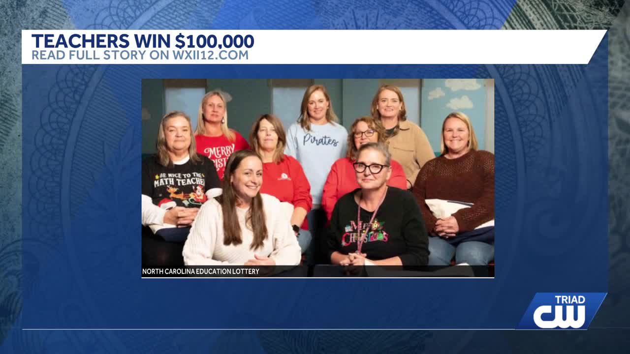North Carolina elementary school teachers win $100,000 Powerball just ...