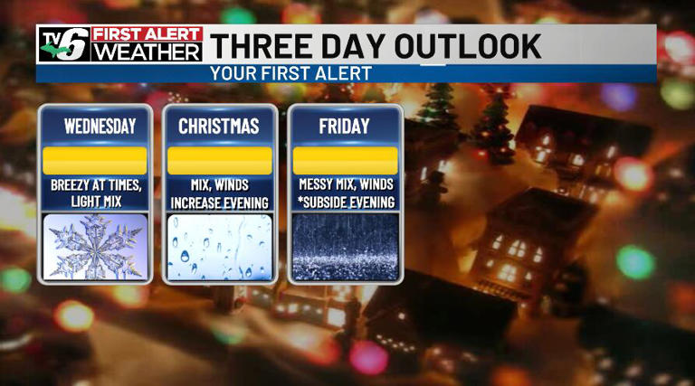 'Silent Night' on Christmas Eve before disruptive post-holiday weather