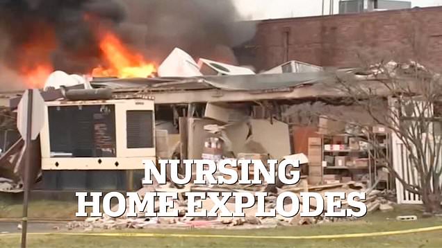 Explosion rips through nursing home and traps multiple people