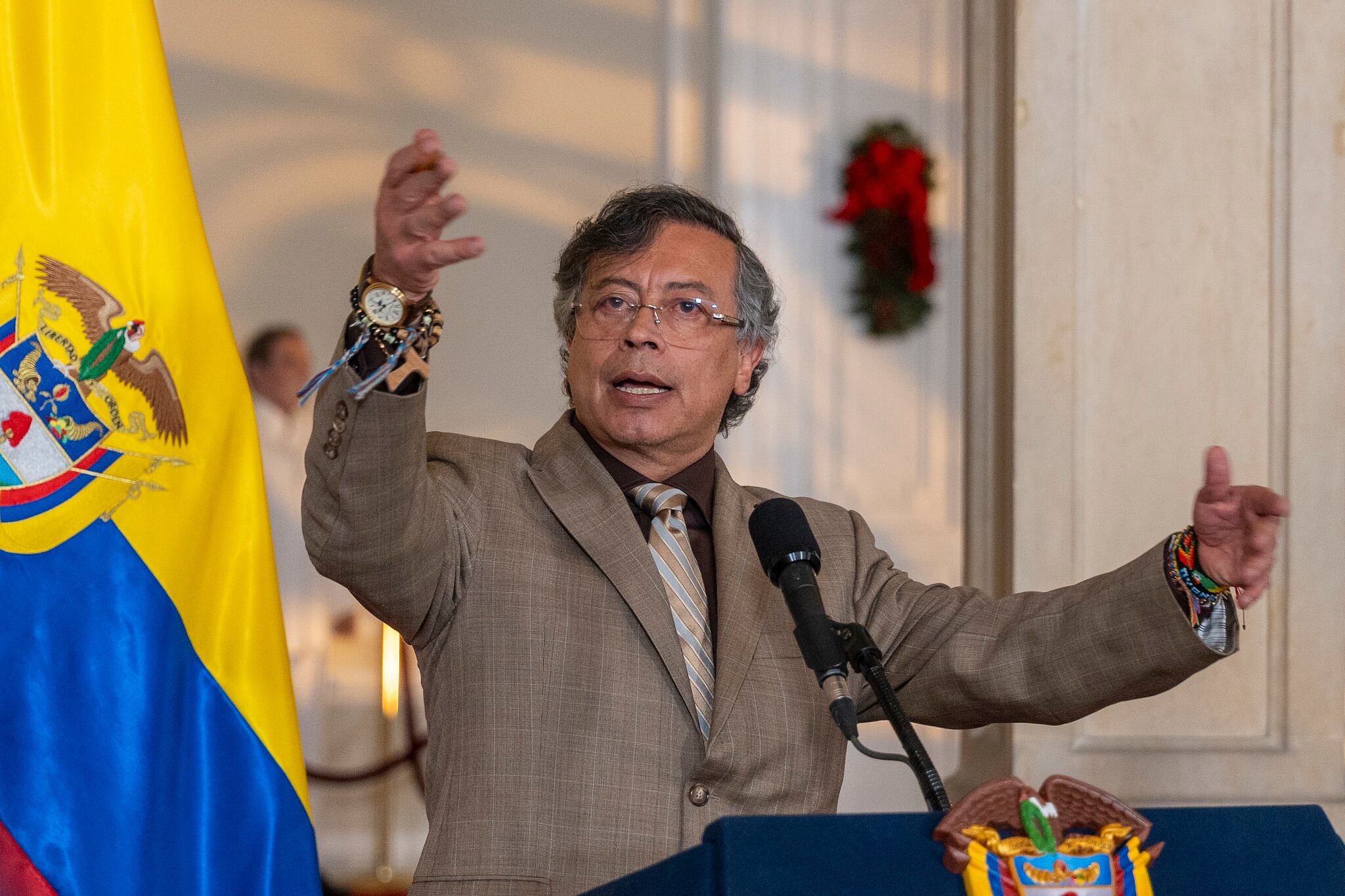 Gustavo Petro aseguró que si hubiera reelección, "ganaría de lejos" en ...