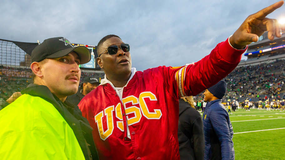 Keyshawn Johnson goes on an ill-informed rant about USC leaving Notre ...
