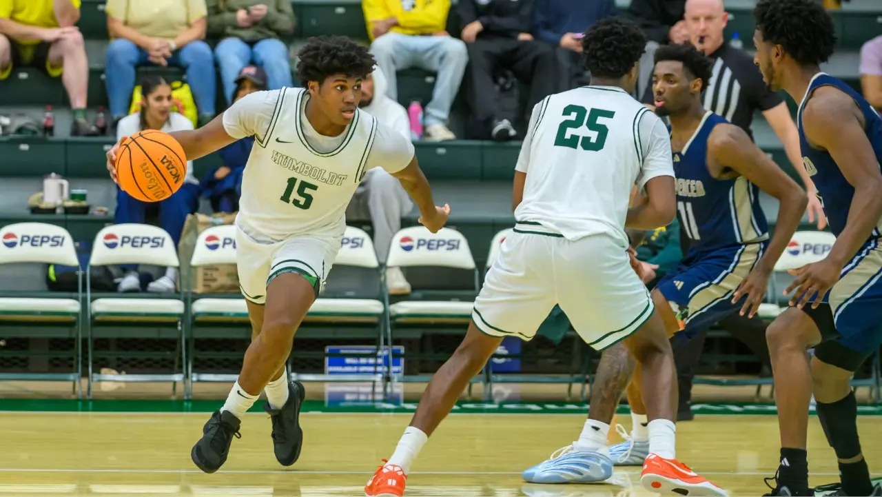 Cal Poly men split CCAA series on week