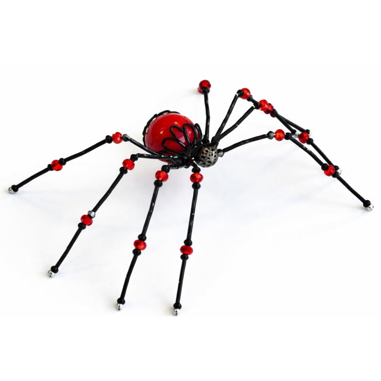 Step by step beaded spider tutorial