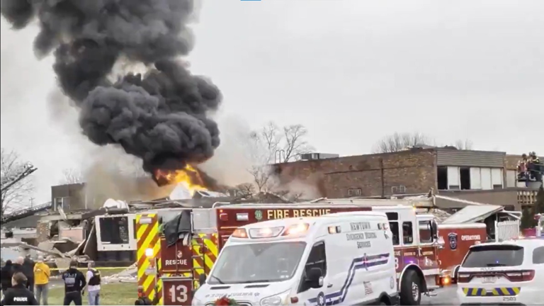 Silver Lake Nursing Home explosion and fire: Videos show building ...