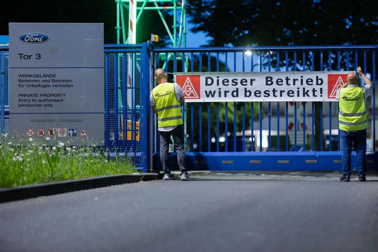 Erster Warnstreik bei Ford-Werken in Köln gestartet: "Wir lassen ...