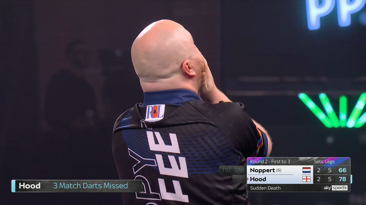 Hood wins an Ally Pally classic!