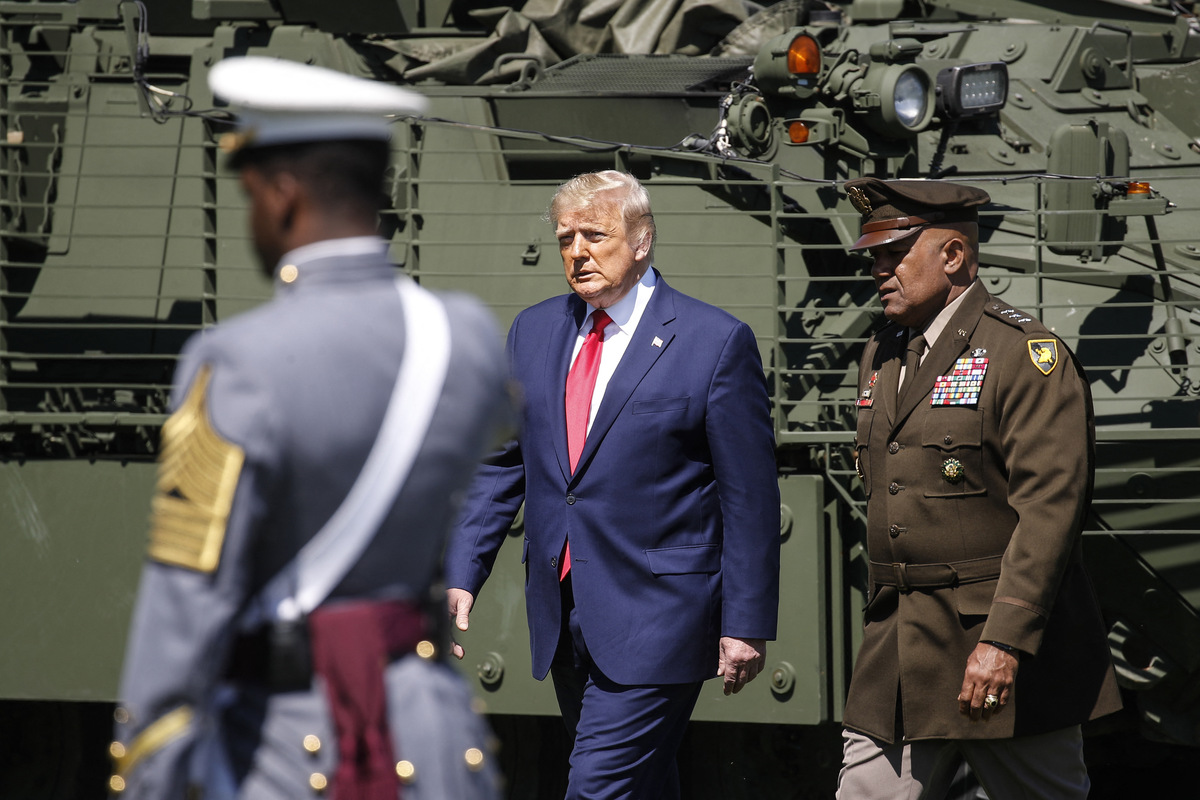 Stunning cost of military parade on Trump's birthday revealed