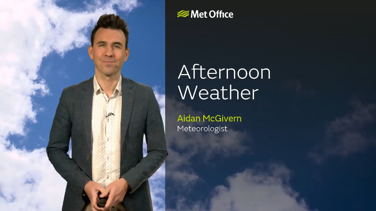 Met Office Tuesday afternoon weather forecast 25/11/2025