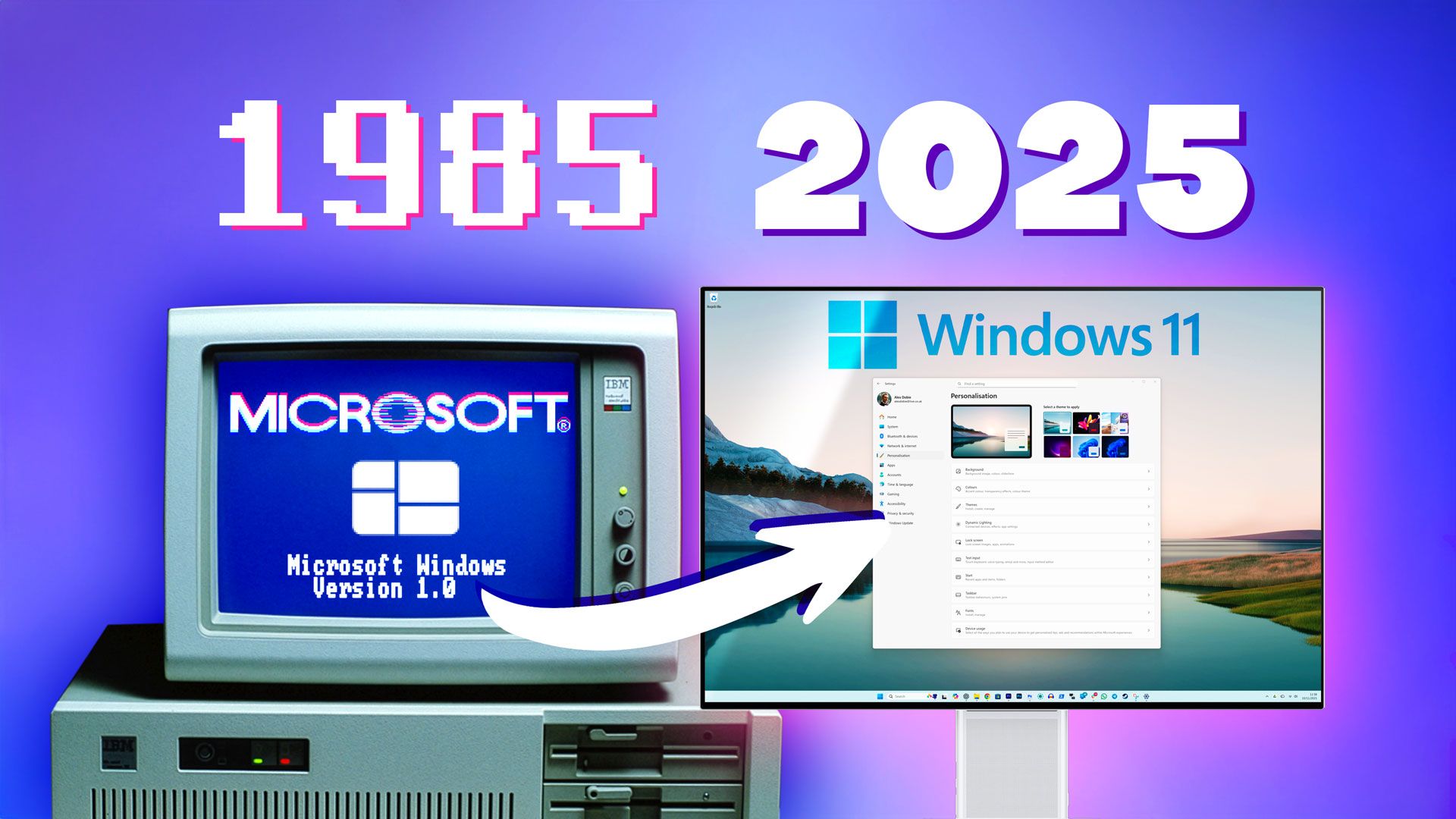 Microsoft Windows: 40 years of design, explained