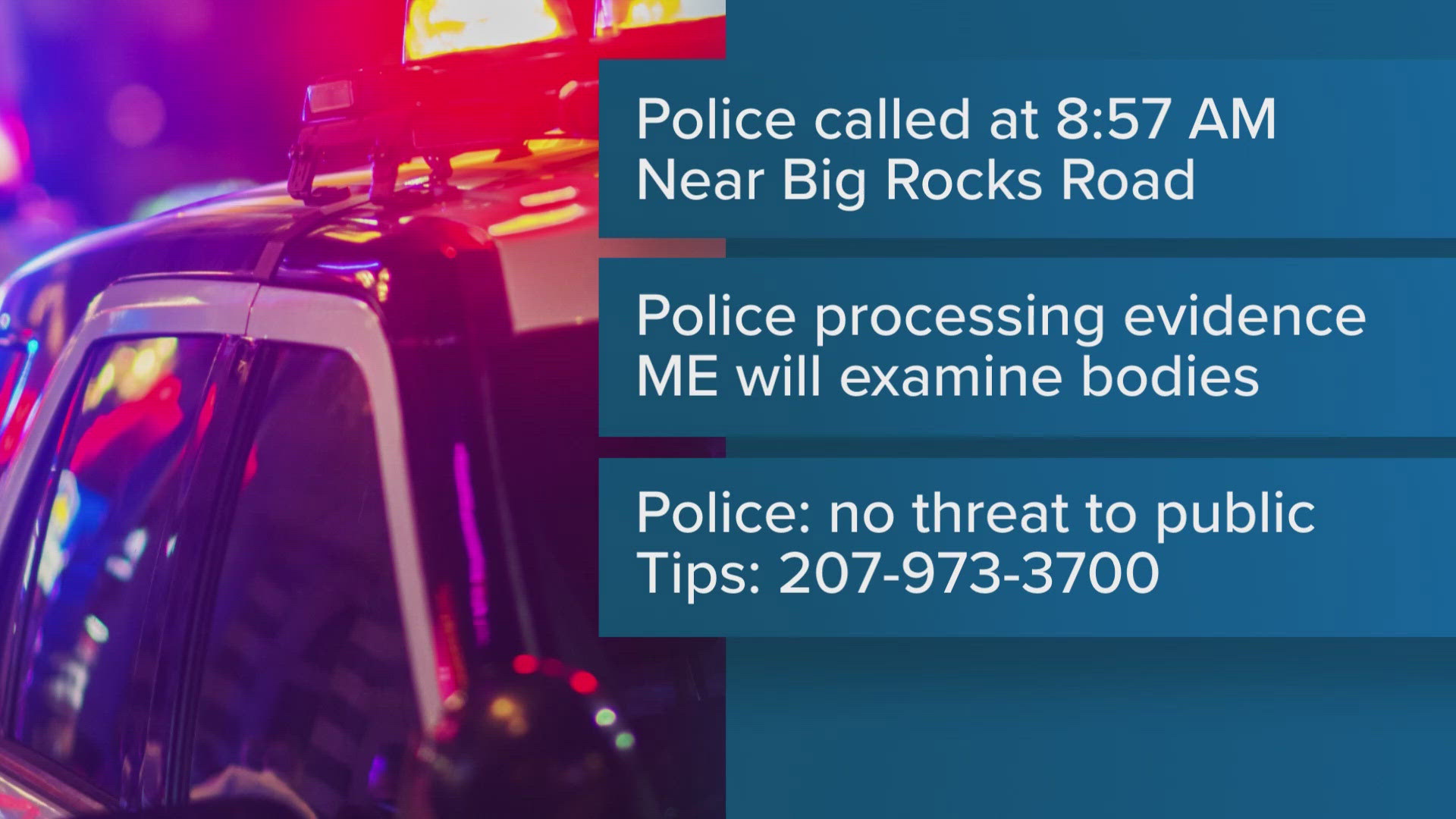 Two found dead near Big Rocks Road in Southwest Harbor, police say no ...