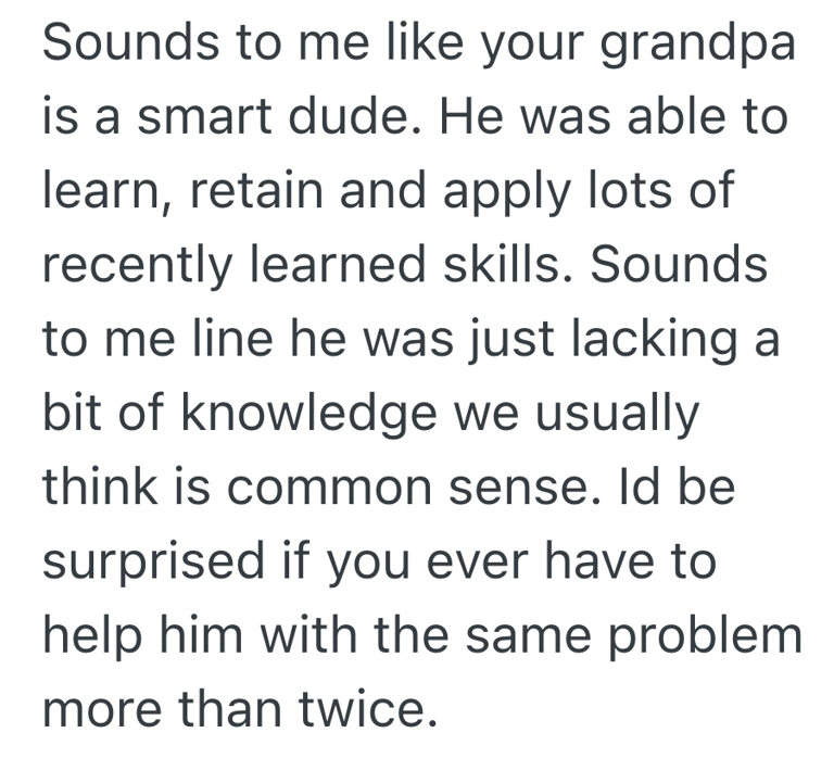 Grandson visits his grandpa to fix his computer, but ends up astounded ...