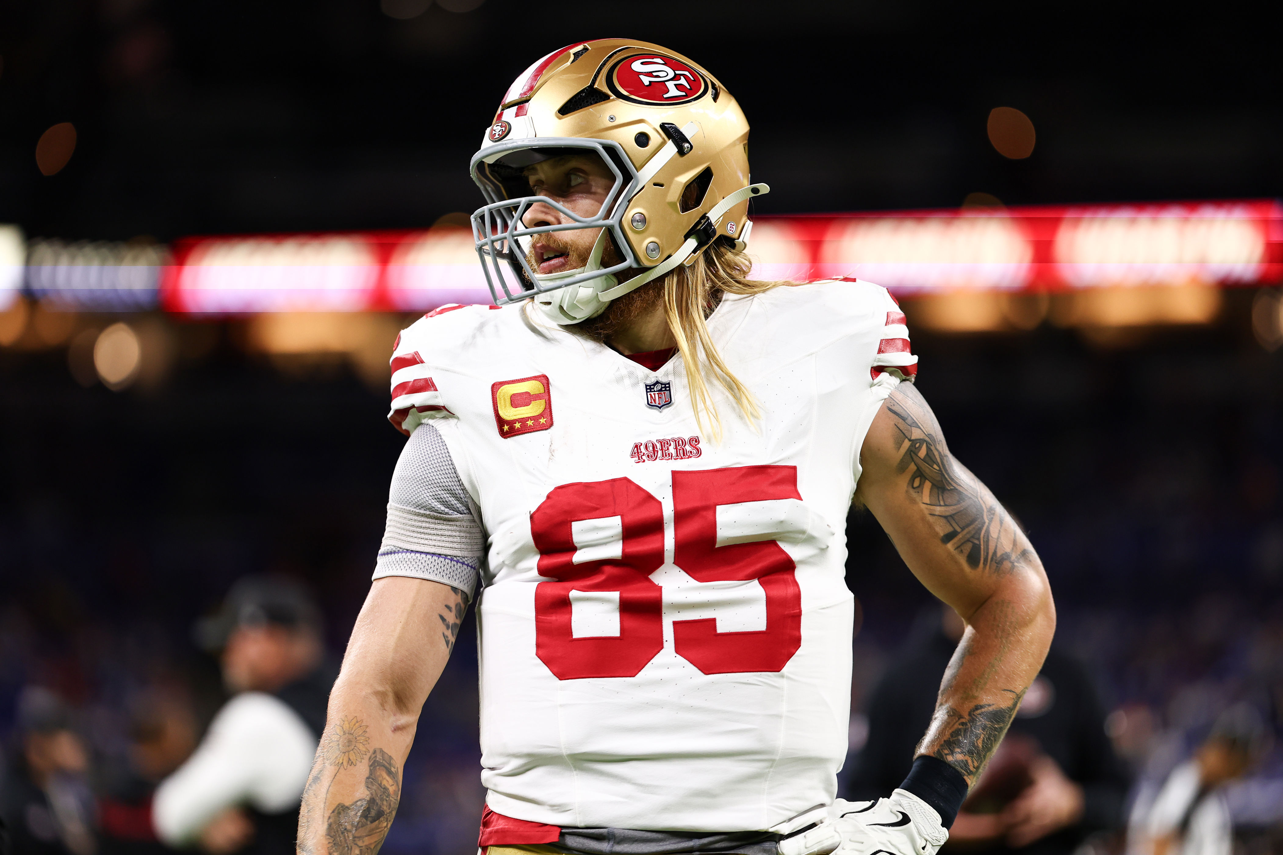 George Kittle reportedly avoided high ankle sprain, which is good news ...