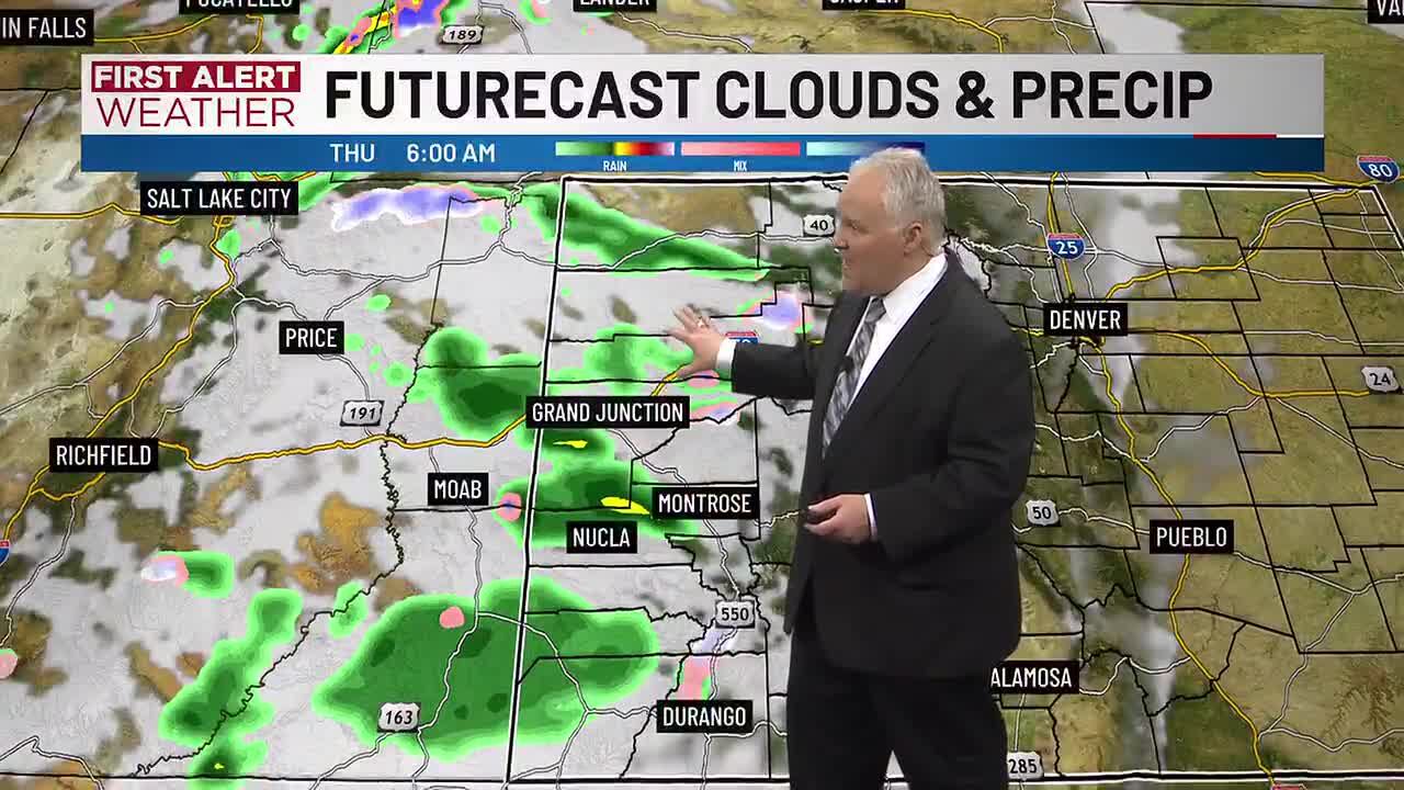 Occasional rain will fall on Christmas