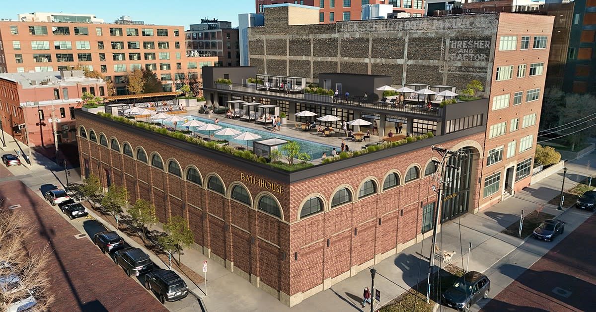 Bathhouse to bring saunas, rooftop pool to the North Loop