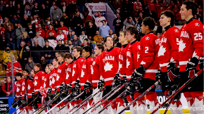 Team Canada lineup vs. Denmark in final World Juniors pre-tournament game