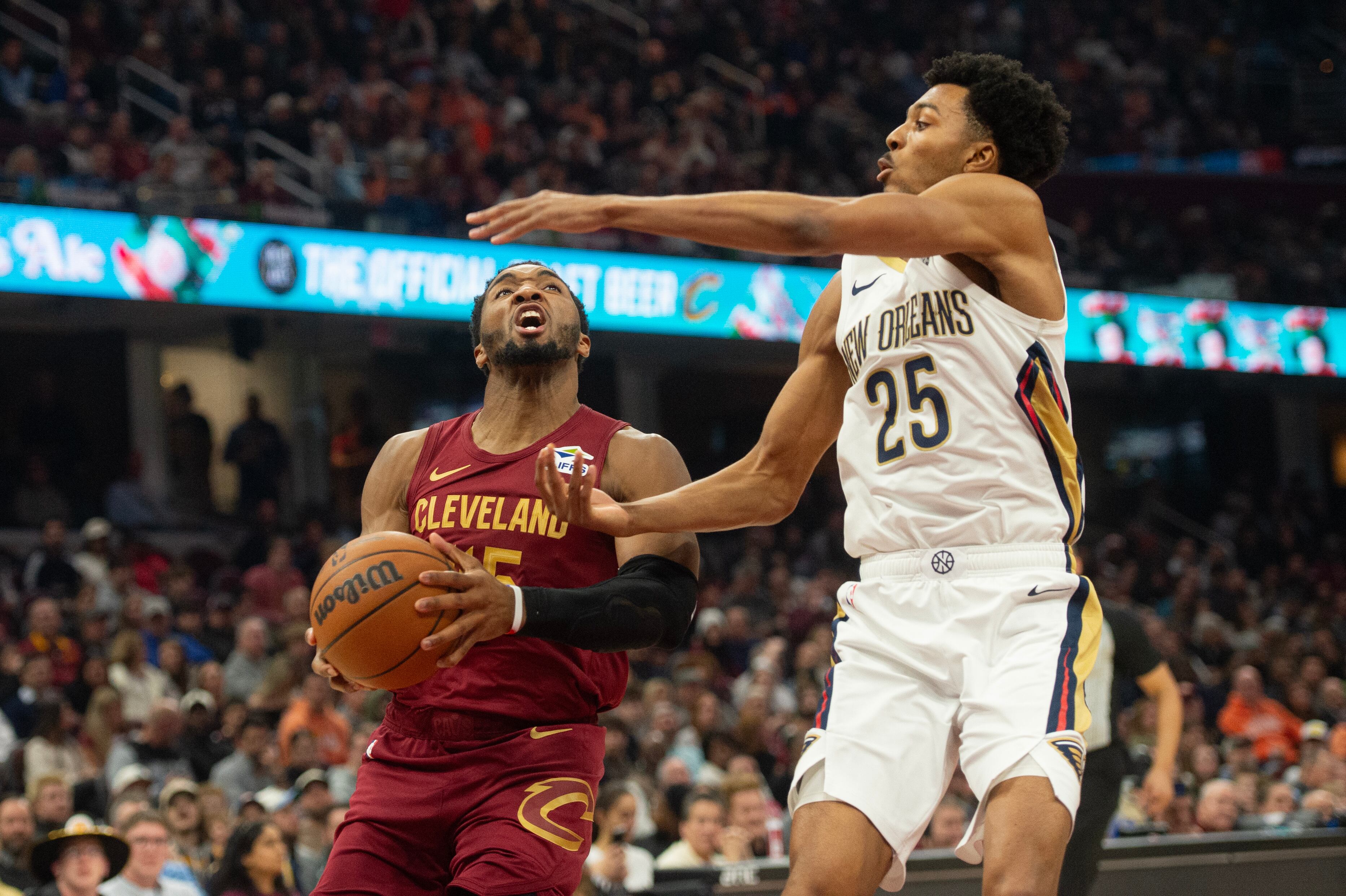 Pelicans snap 5-game winning streak, falling 141-118 to Cavaliers