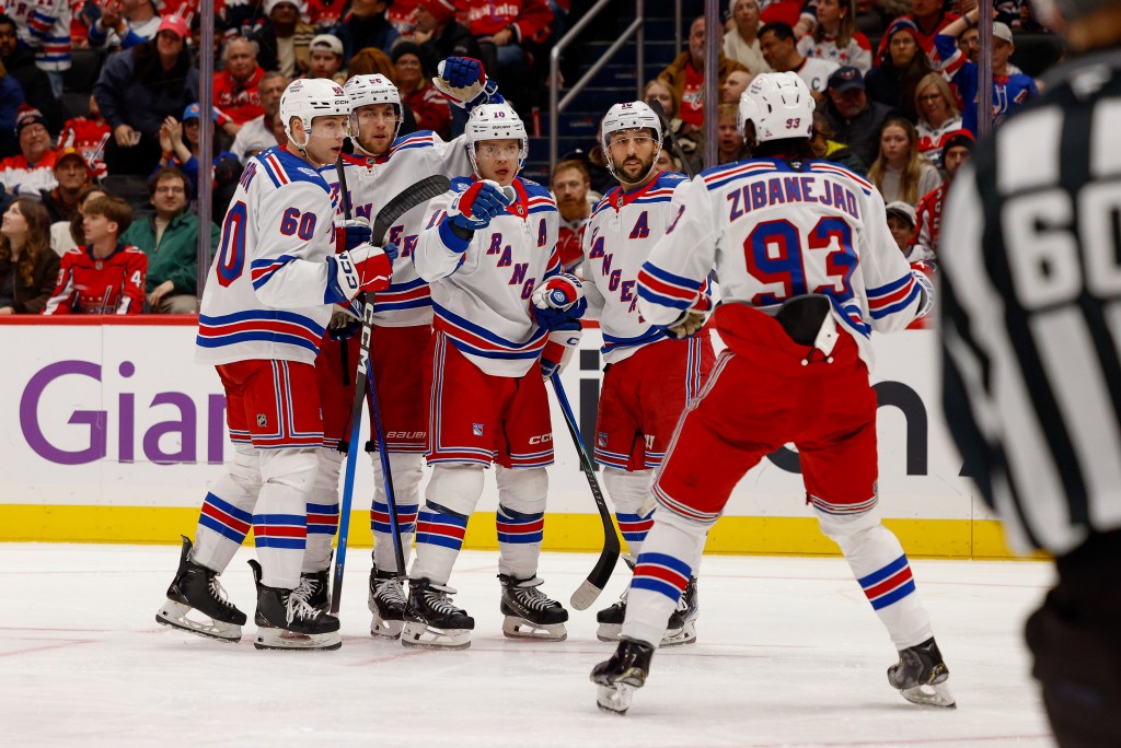 Rangers score much-needed win over Capitals with third-period eruption