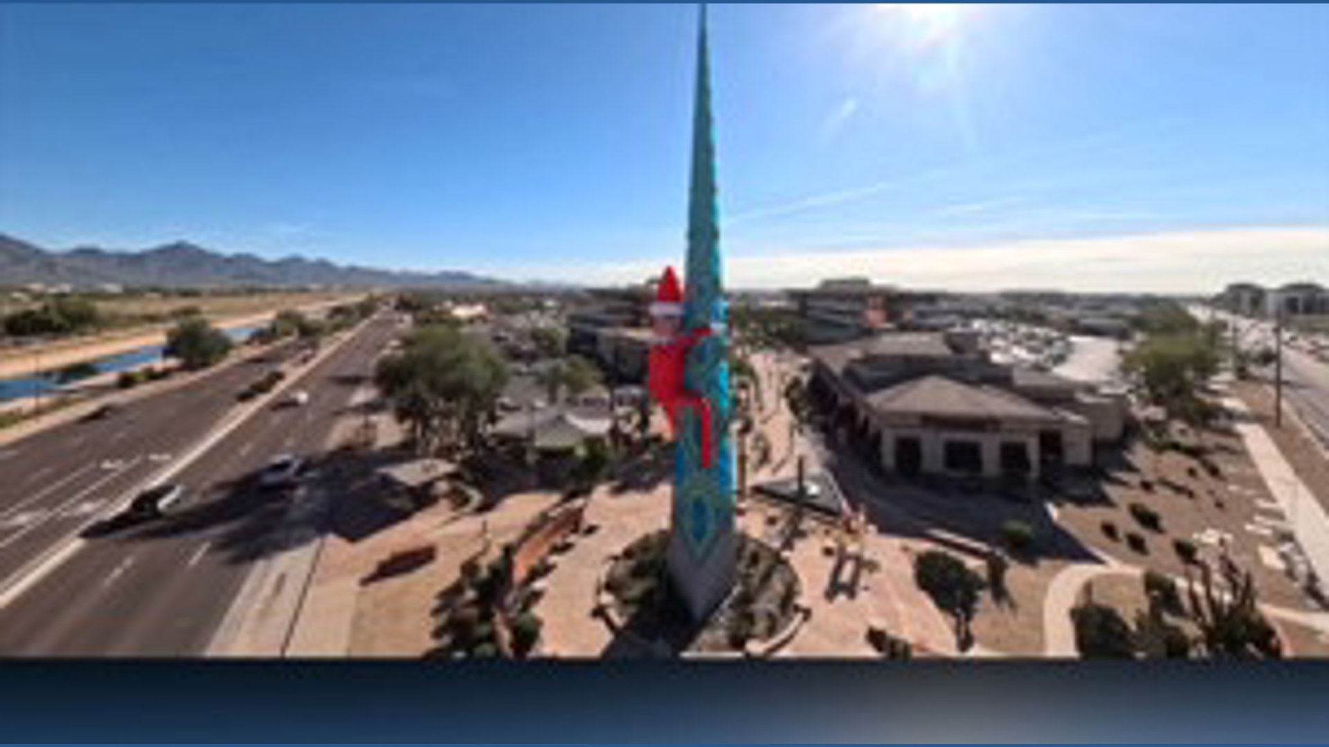 Giant Elf on the Shelf brings Christmas cheer in Arizona