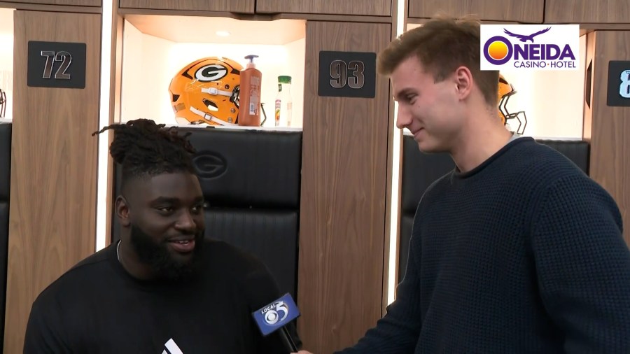 Local 5 Sports’ Carson Fowler checks in with rookie Packers DT Nazir ...