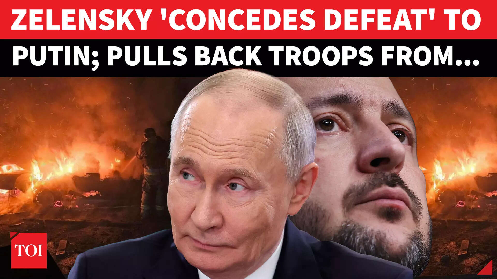 Ukraine 'concedes defeat'; Zelensky withdraws troops from key town ...