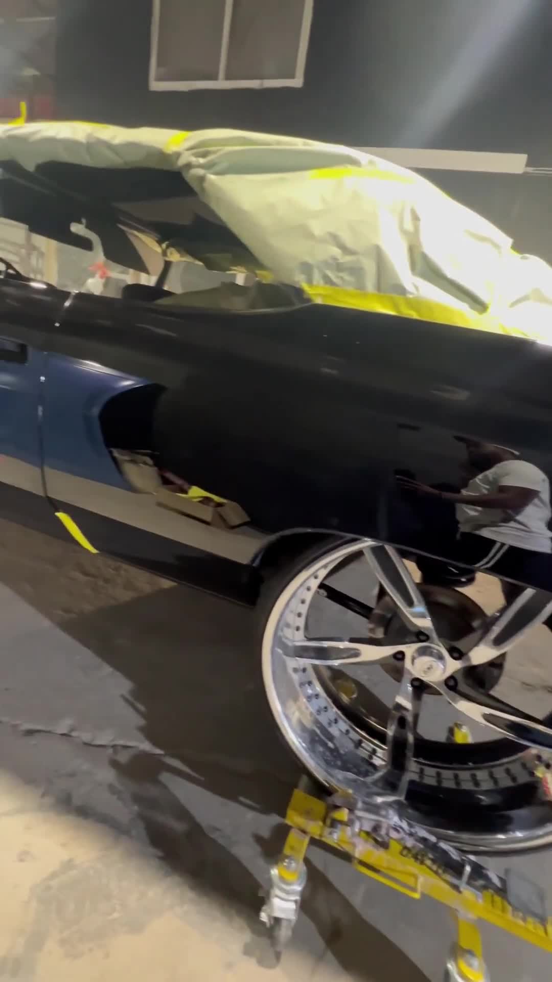 Giveaway 71 Chevy in the lab at Blue Magic Built