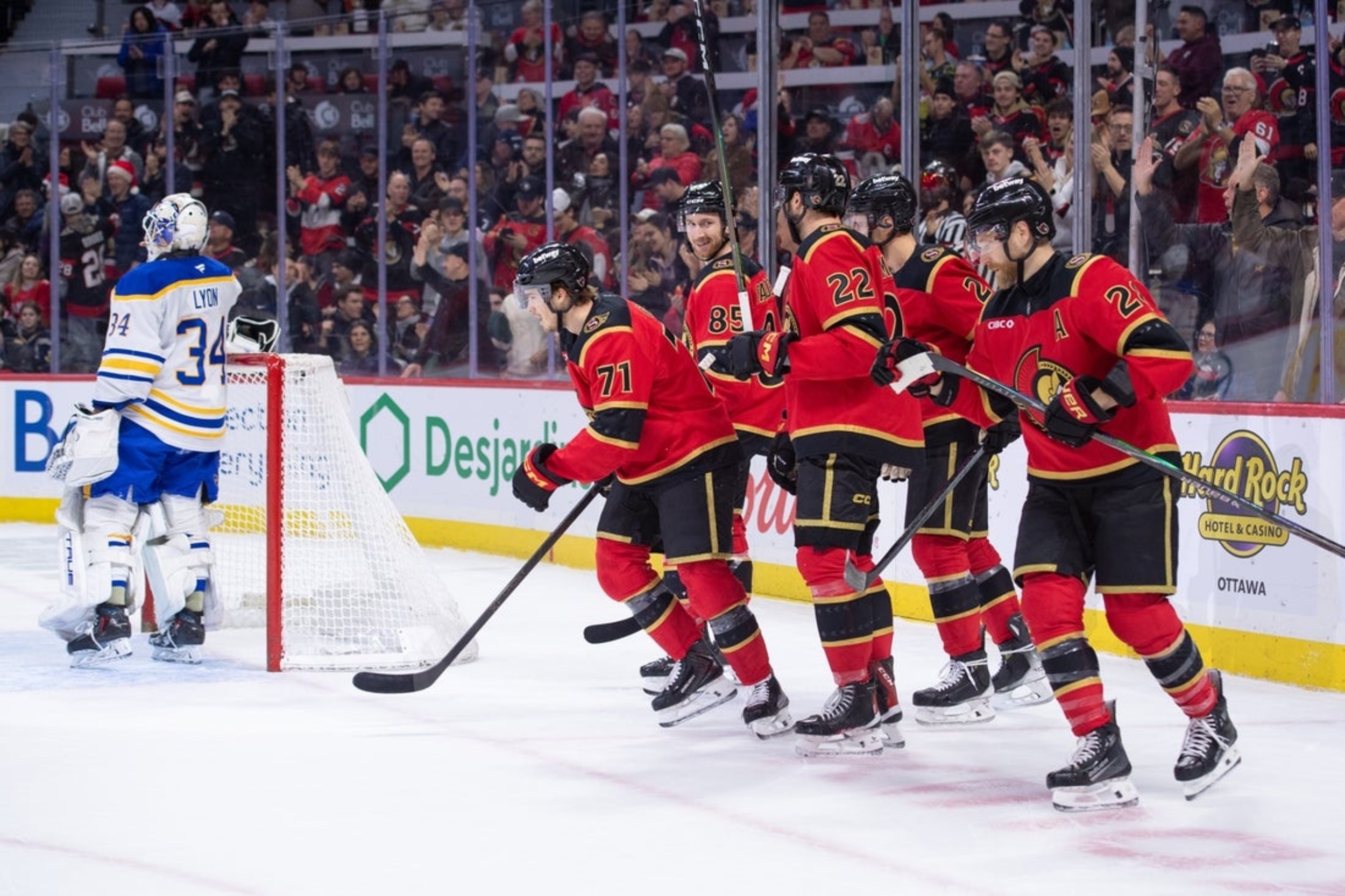 Bowen Byram scores twice, lifts Senators over Sabres in OT