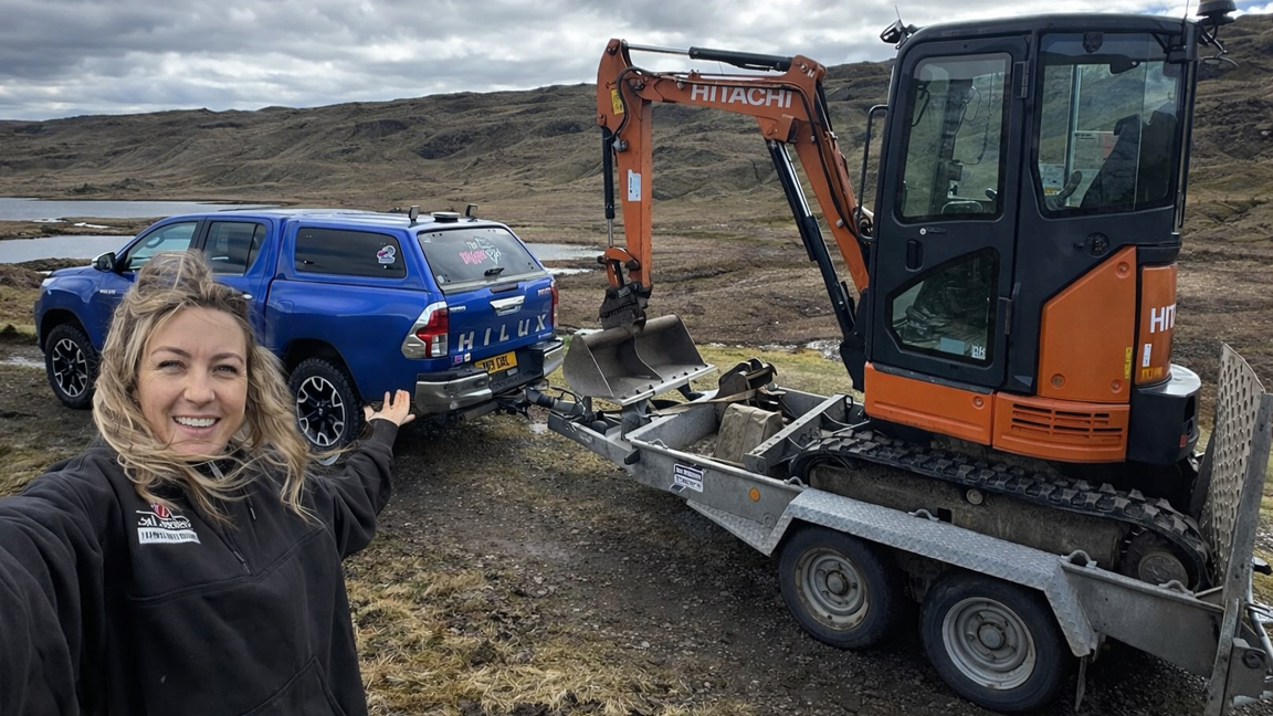 Rescuing the tipper from a muddy job site