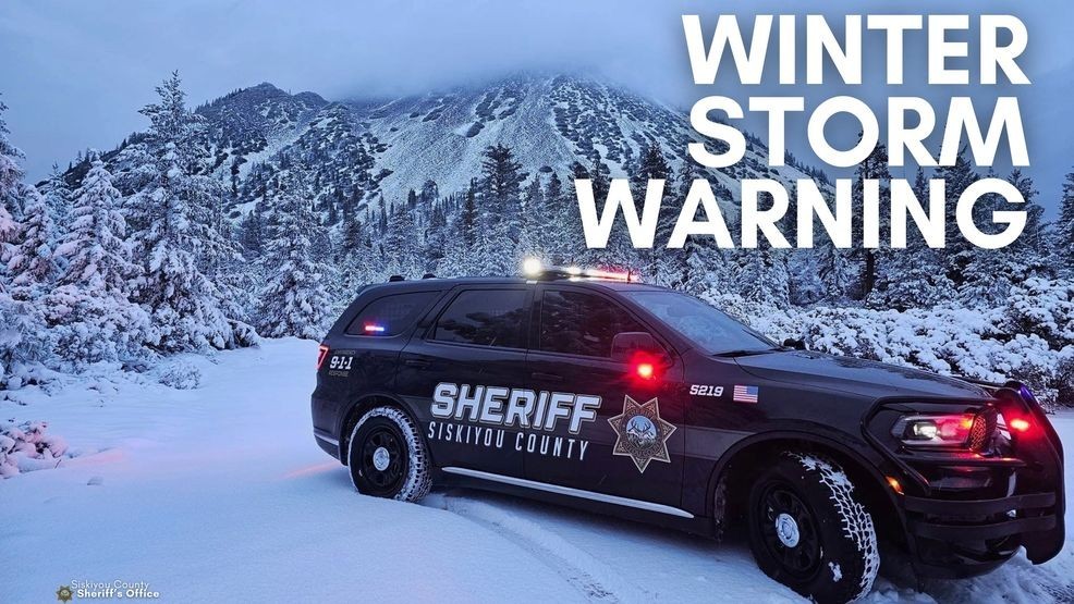 Winter storm warning, high wind advisory issued for Siskiyou County