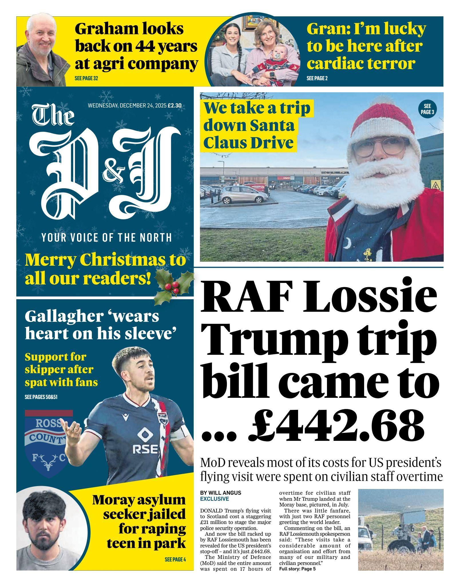 Scotland's papers: Balmoral Epstein emails and justice minister faces probe