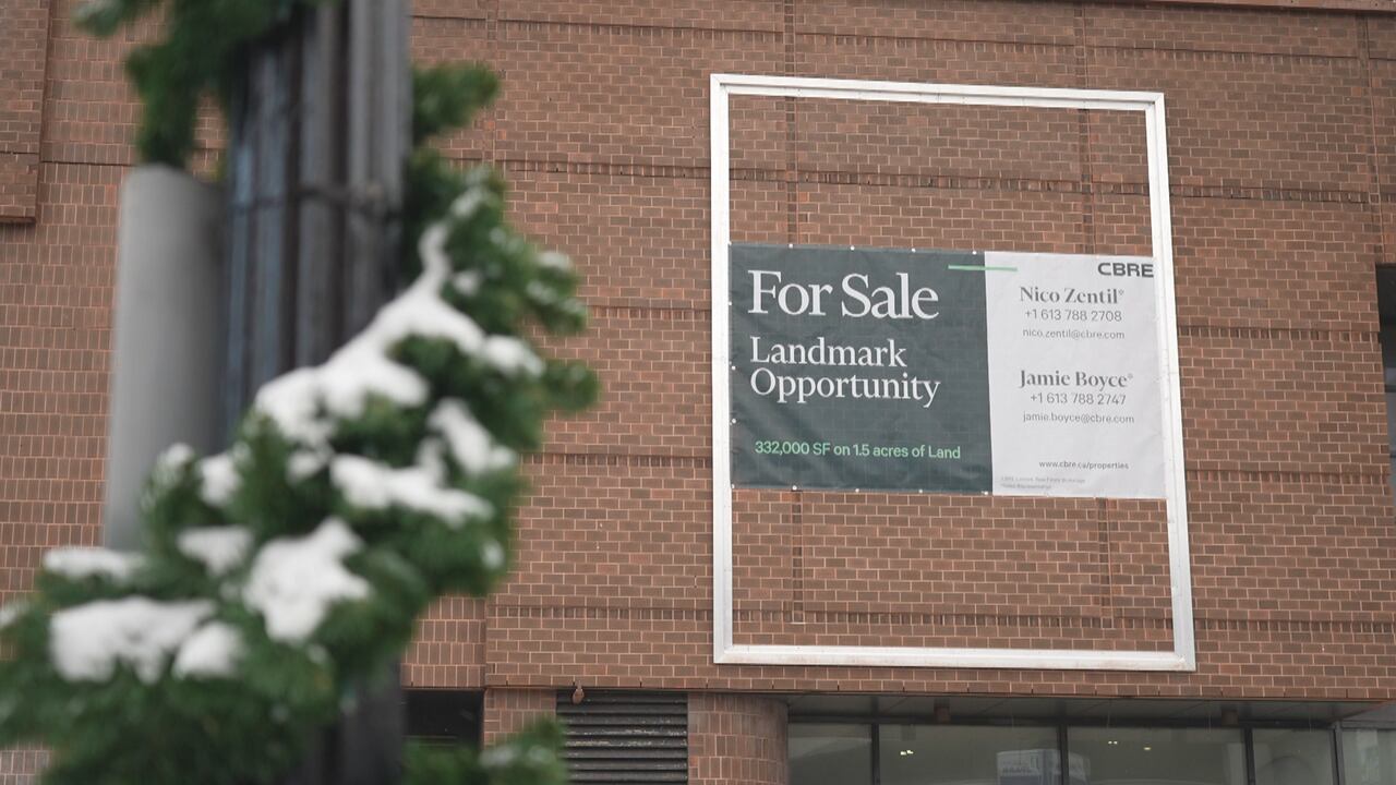 Ottawa's former flagship Hudson's Bay store up for sale