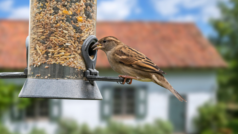 Experts say this is the best bird feeder to use in wet weather to ...