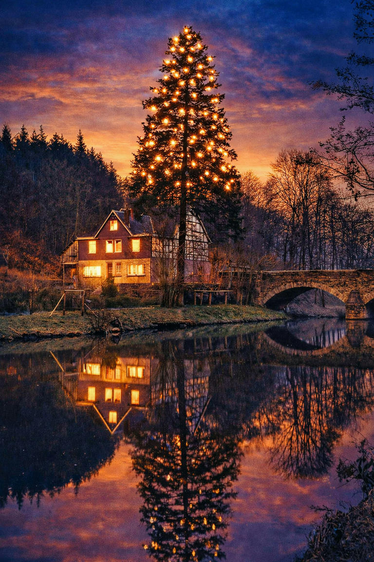 Weihnachts-Geschichte: Christbaum in Engelskirchen-Loope war 35 Meter hoch