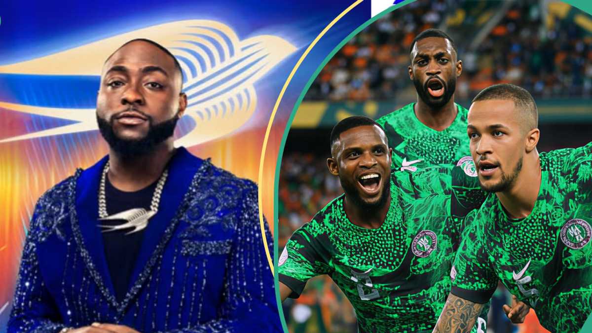 Davido wins huge betting on Nigeria’s AFCON win over Tanzania, netizens ...