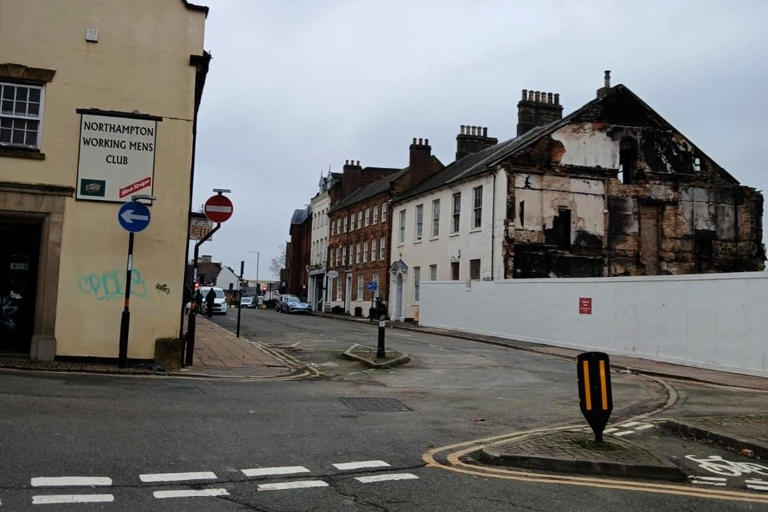 Busy street in Northampton town centre finally reopens to traffic ...