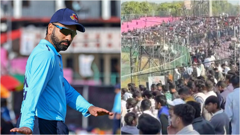 Rohit Sharma fever in Jaipur: Over 10,000 turn up, stadium echoes with ...