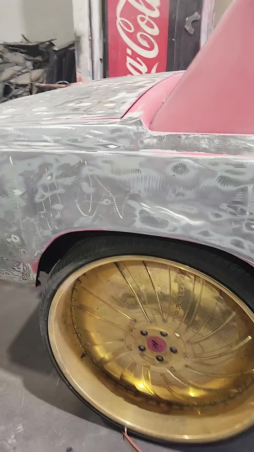 Sudamar getting straight to work on Kodak Black's Cutlass on 30's