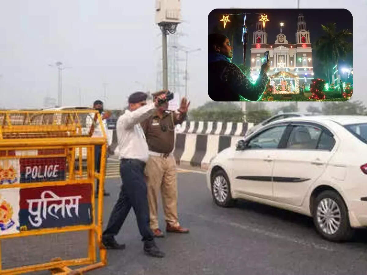 Delhi Christmas Traffic Diversions 2025: Check roads closures and ...