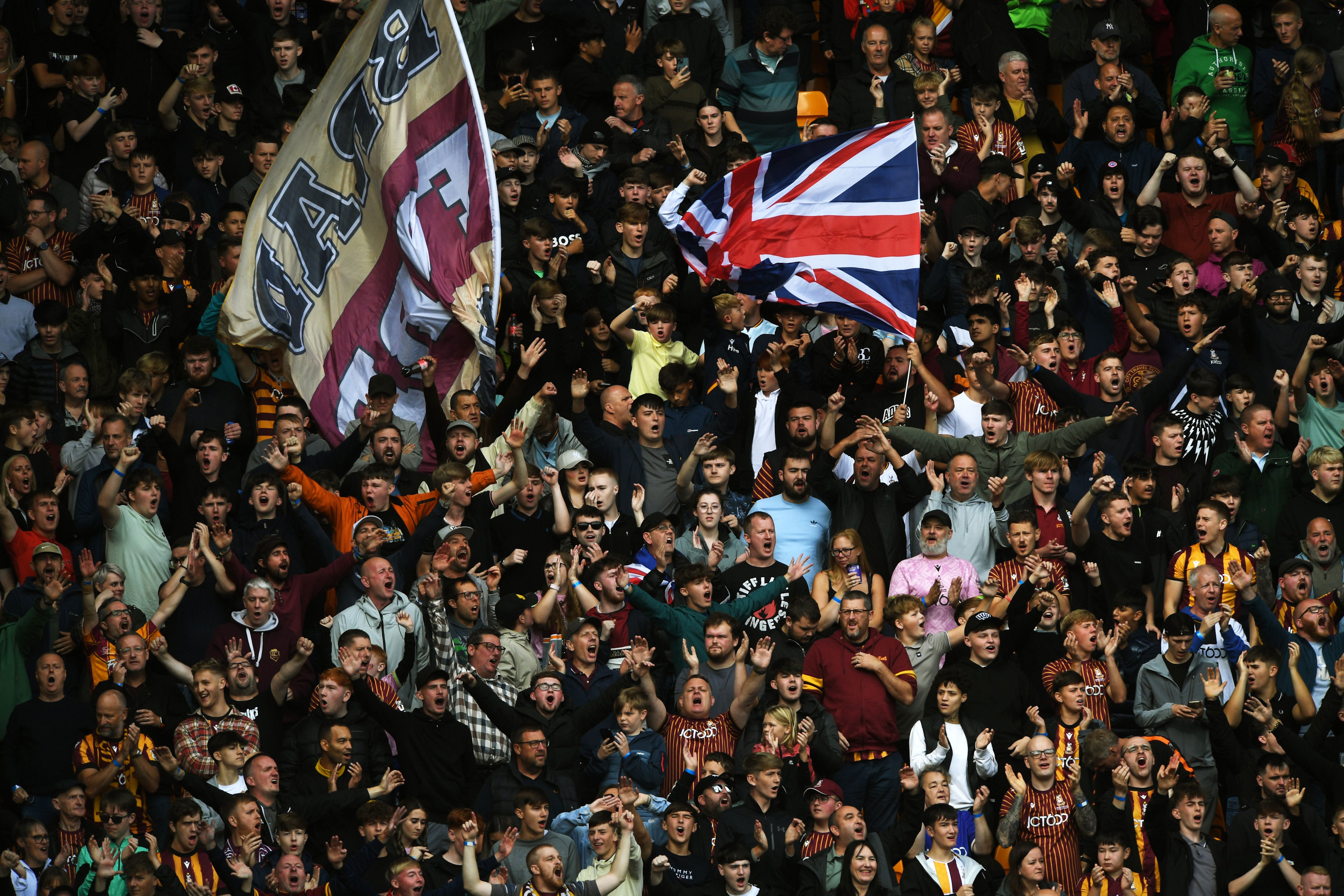 League One attendance table: Bradford City, Huddersfield Town ...